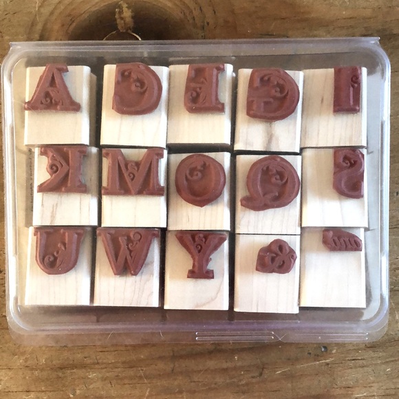 Stampin' Up! | Office | Stampin Uplovely Letters Set | Poshmark